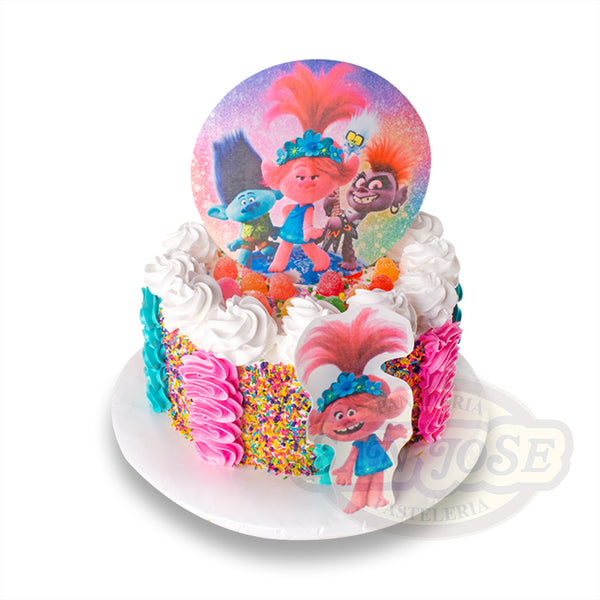 Detalle Trolls Poppy - Pastelería San José